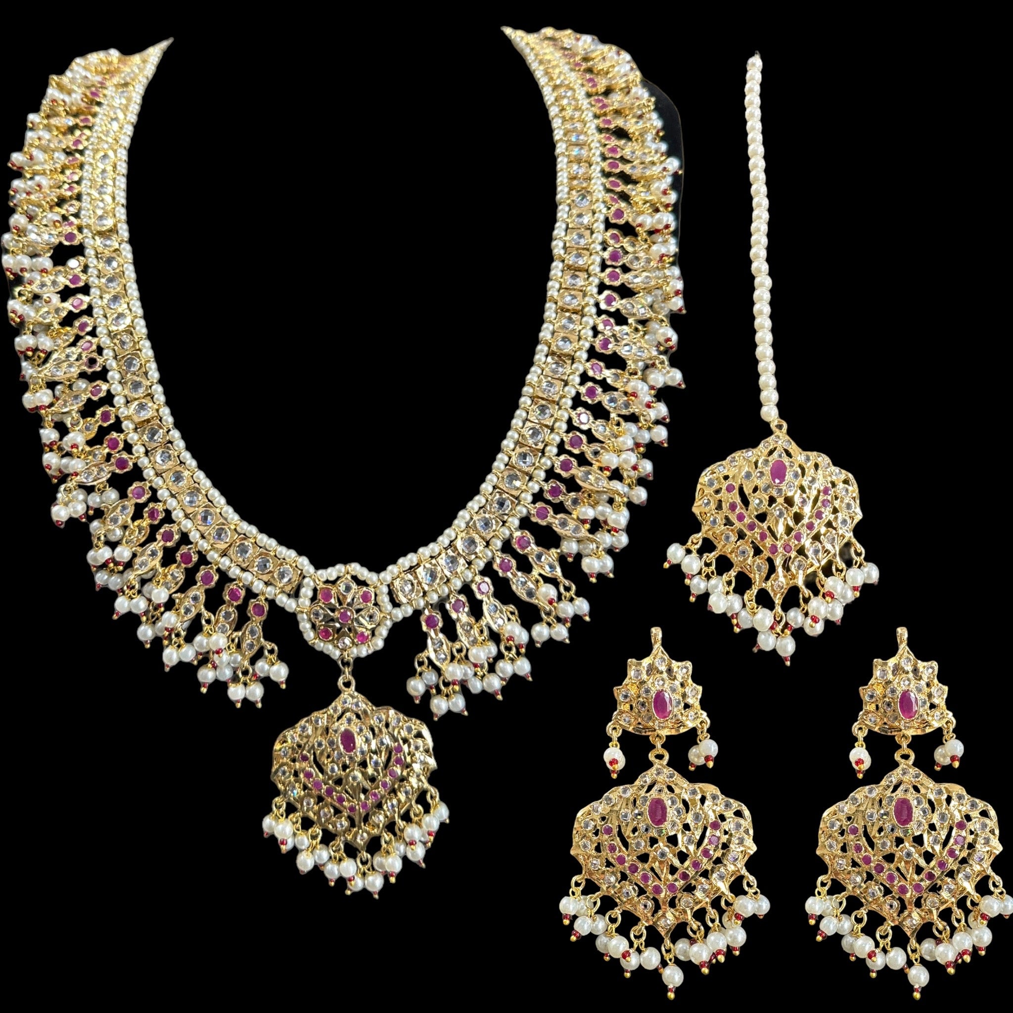 DLN57 long pathani style hyderabadi rani haar ( READY TO SHIP ...