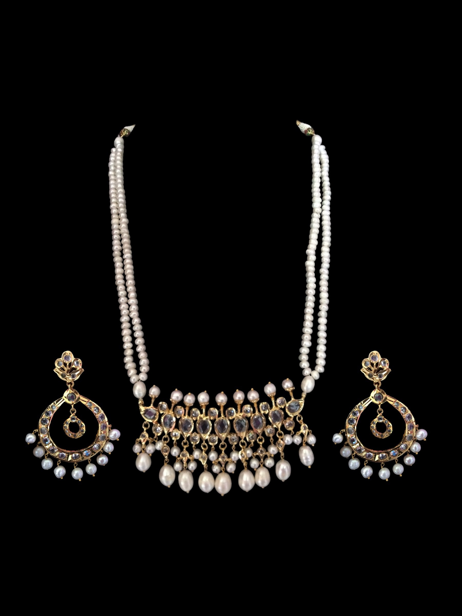 Hyderabadi / Nizami tirmani in fresh water pearls ( SHIPS IN 1 WEEK ...