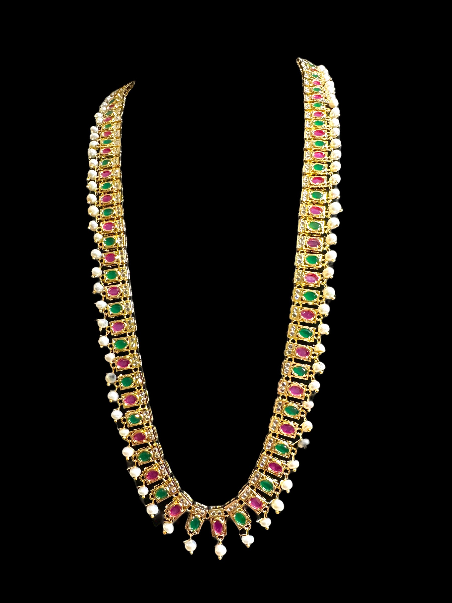 DLN49 long pathani style hyderabadi rani haar ( READY TO SHIP ...
