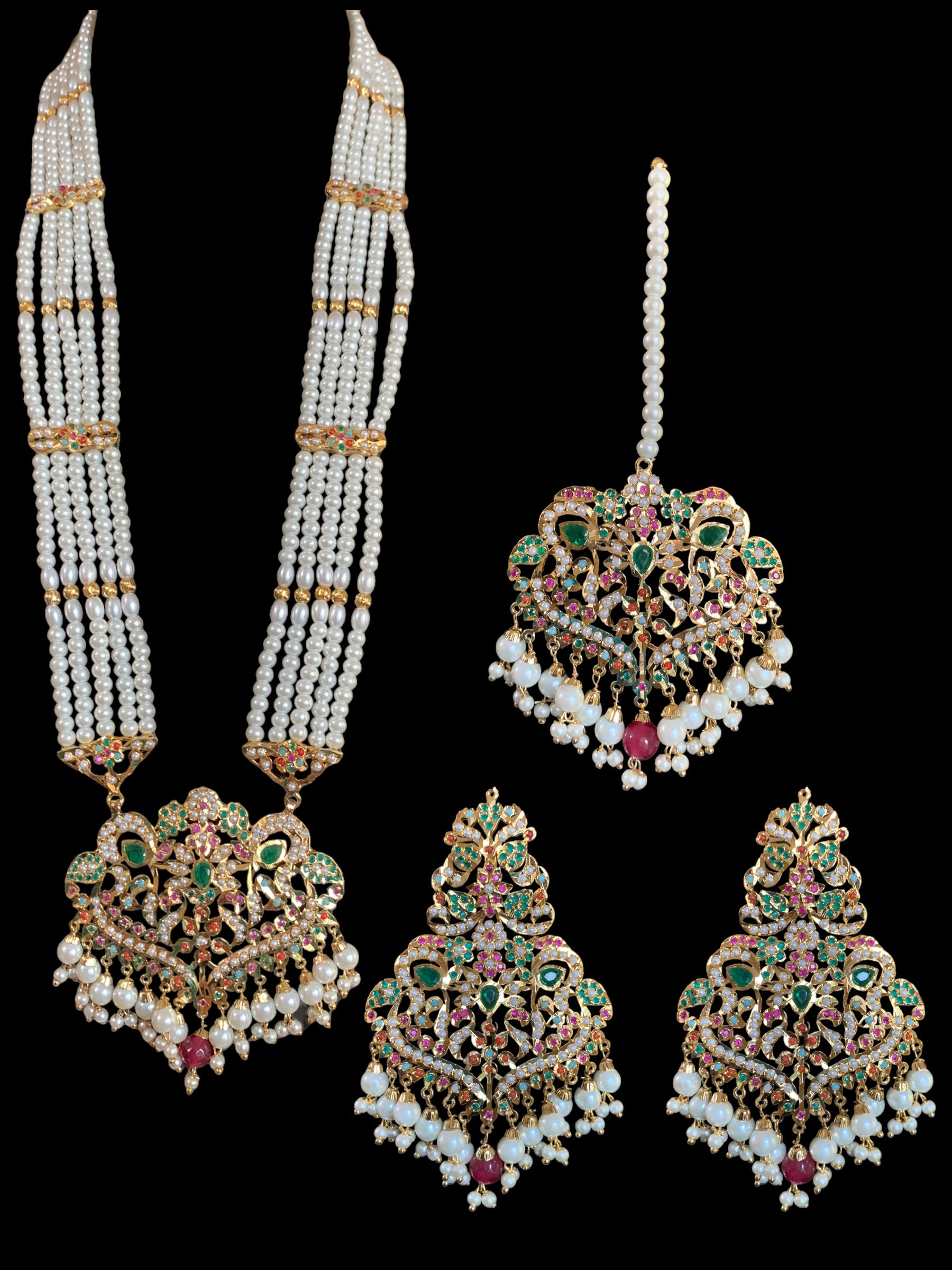 LN169 Neeli jadau rani haar in Navratan ( SHIPS IN 4 WEEKS ) – Deccan ...