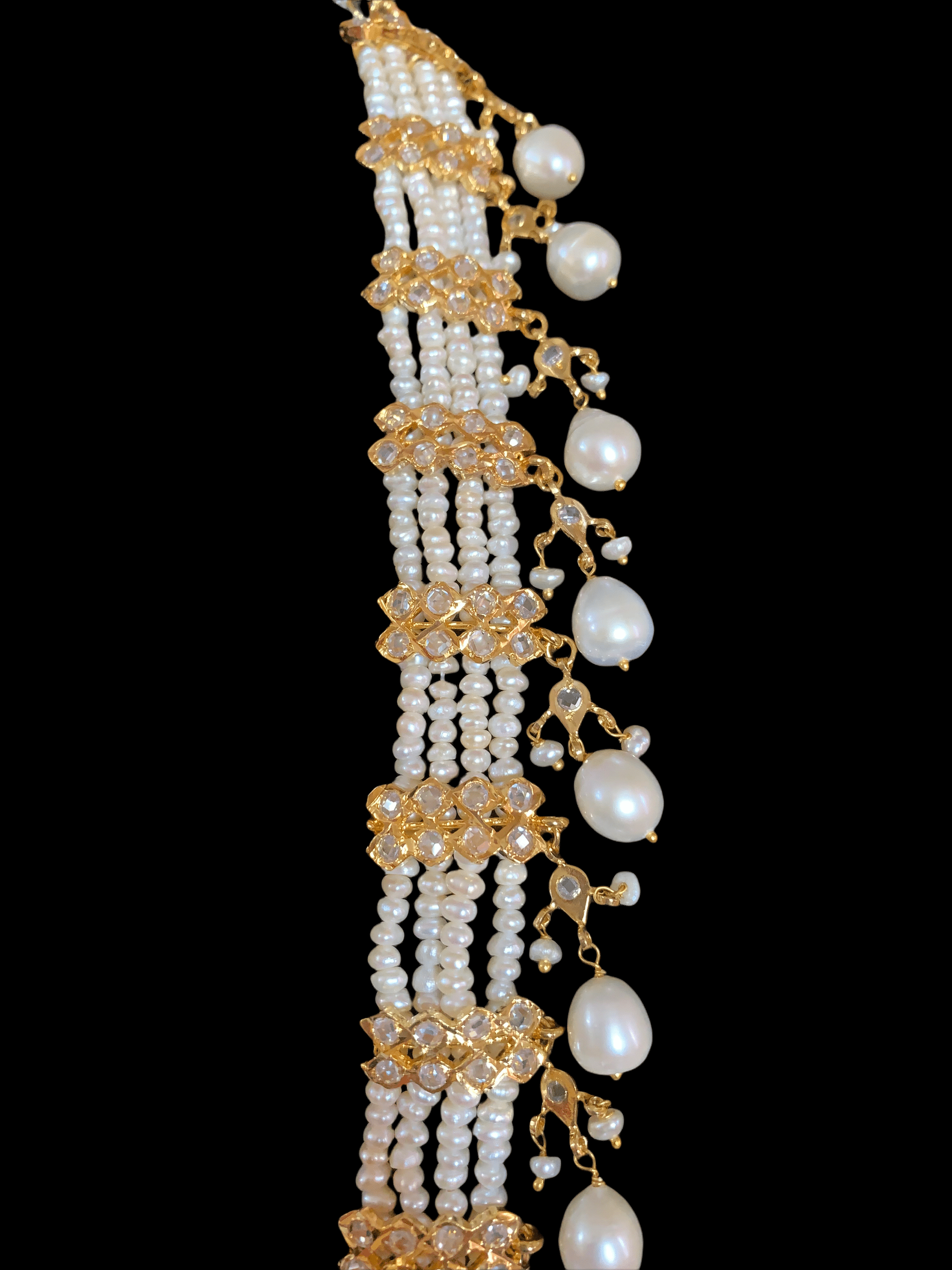 LN153 Esra multipendant necklace- fresh water pearls ( SHIPS IN 4 WEEK ...