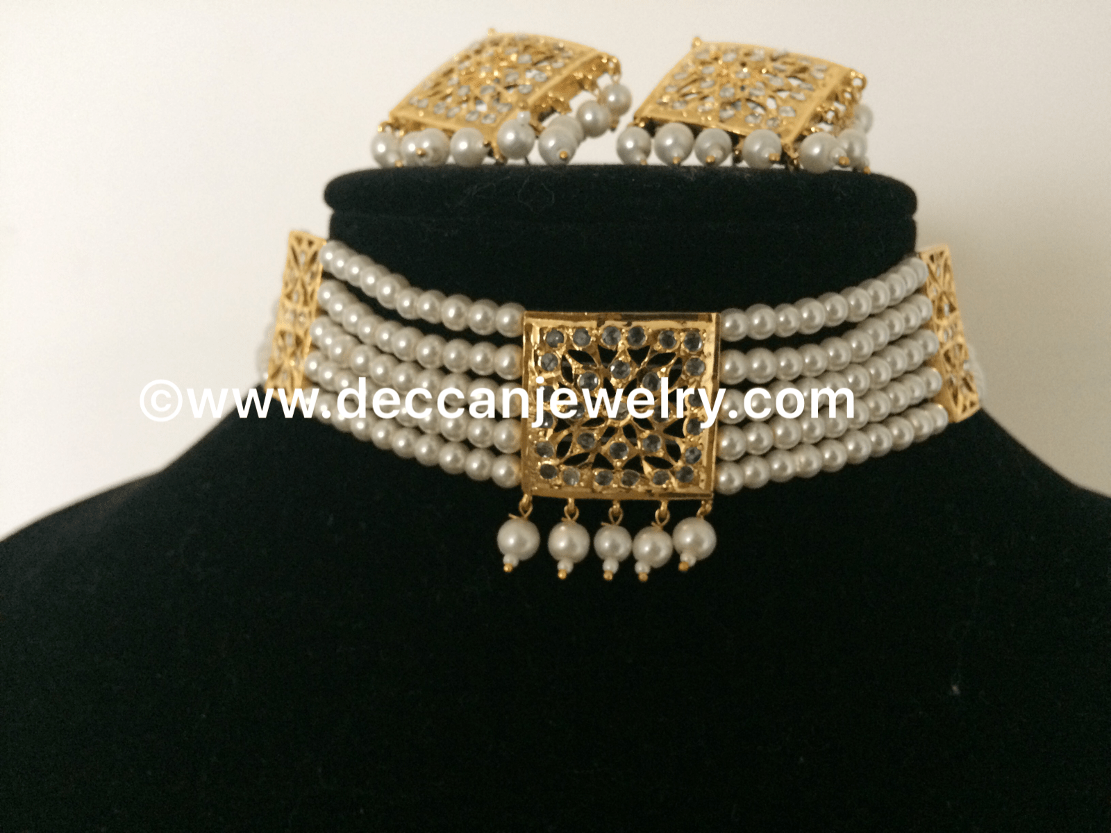 Ariha choker set ( SHIPS IN 4 WEEKS ) – Deccan Jewelry